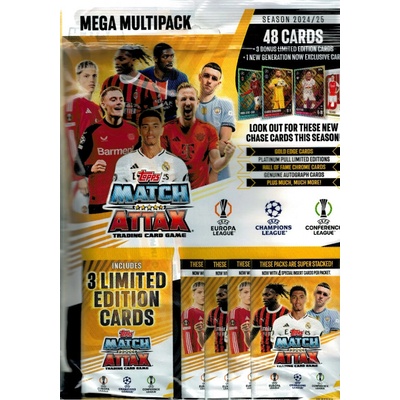 Topps Match Attax TCG 2024/25 UCC Mega Multipack od 280 Kč - Heureka.cz