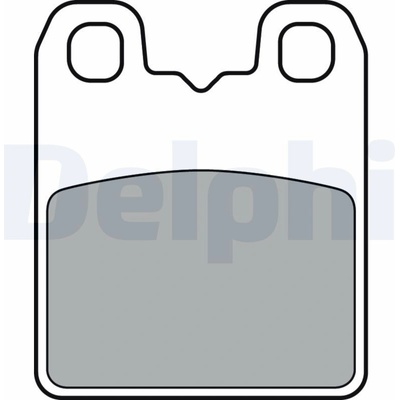 Sada brzdových platničiek, kotúčová parkovacia brzda DELPHI LP3382 od ...