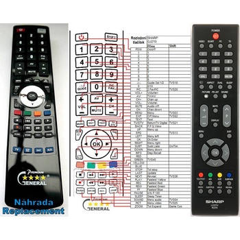 Dálkový ovladač General Sharp RL57S, 9JR9800000002 od 290 Kč - Heureka.cz