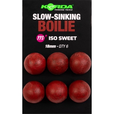 Korda Umelé Boilie Slow Sinking Boilie ISO Sweet - 18 mm 6 ks od 4,99 ...