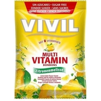 VIVIL Multivitamín citrón meduňka bez cukru 60 g od 41 Kč - Heureka.cz