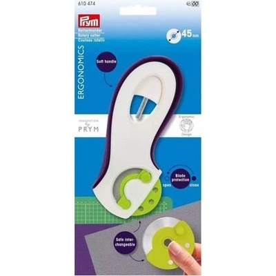 PRYM Řezací kolečko pr. 45 mm ergonomické od 460 Kč - Heureka.cz