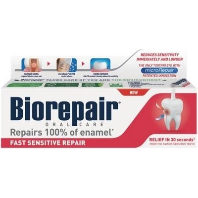 Biorepair Fast Sensitive Repair pro okamžité snížení citlivosti zubů 75 ...