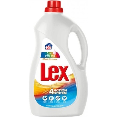 Lex Течен перилен препарат Lex 2in1 Color 1, 2л от 5,49 лв. Гел за ...
