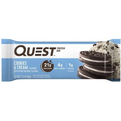 Quest Nutrition Quest Bar - Cookies & Cream / Oreo [60 грама] от 6,00 ...
