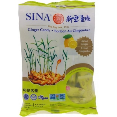Sina Ginger Citron Žvýkací Zázvorové Bonbóny 125 g - Heureka.cz