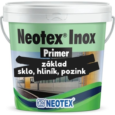 Neotex Inox Primer - základní nátěr na zinek, hliník a sklo: 3 L ...