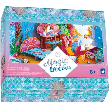 Janod Kreativní sada DIY Vyrob si sám 3D Ložnice mořské panny Magický ...