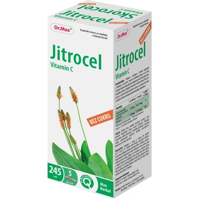 Dr. Max Jitrocel bez cukru 245 ml od 89 Kč - Heureka.cz