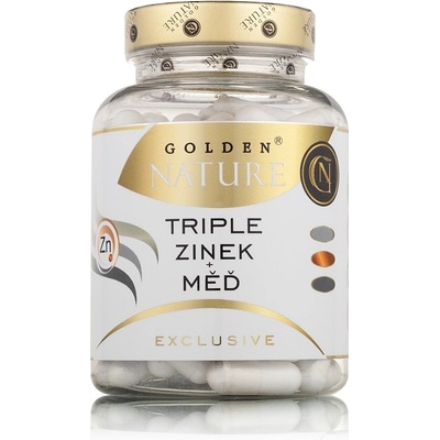 Golden Nature Exclusive Triple zinek + měď 100 kapslí od 273 Kč - Heureka.cz