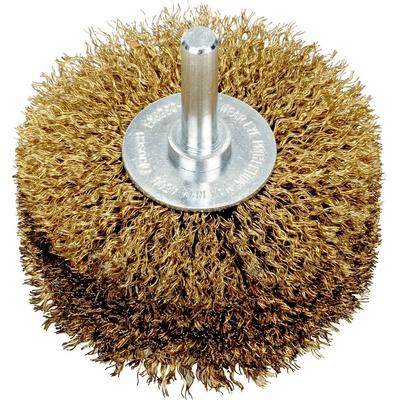 Bosch Kotúčová kefa pre vŕtačky mosadz zvlnený drôt 80 mm hrúbka 0,2 mm ...