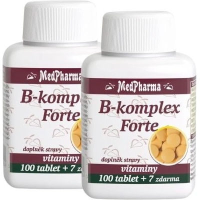 MedPharma B-komplex Forte 2 x 107 tablet od 101 Kč - Heureka.cz
