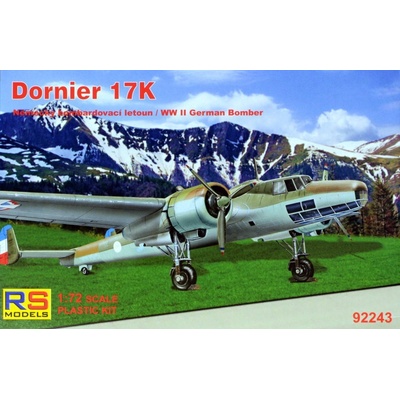 RS models Dornier Do 17K German WWII Bomber 4x camo 92243 1:72 od 786 ...
