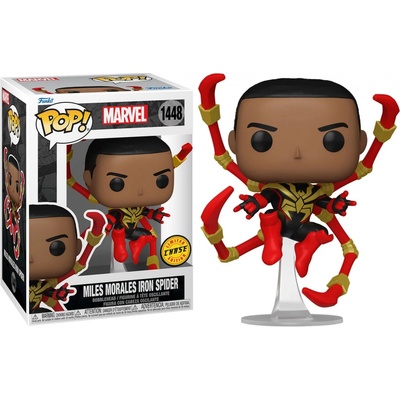 Funko Pop! 1448 Marvel Miles Morales Iron Spider Limited Chase Edition ...