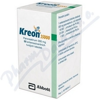Abbott Kreon 25000 300 mg 50 kapsúl - Heureka.sk