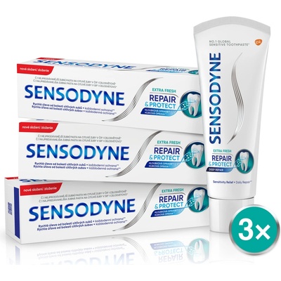 Sensodyne Repair&Protect Extra Fresh 75 ml 3 ks od 10,79 € - Heureka.sk