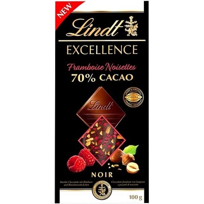 Lindt Excellence Passion Raspberry Hazelnut 100 g - Heureka.cz