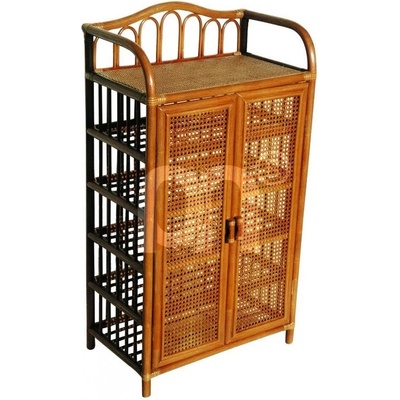 Ratanový botník s dvířky - Heureka.cz