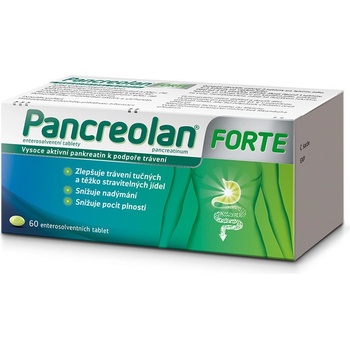 PANCREOLAN FORTE POR 6000U TBL ENT 60 od 195 Kč - Heureka.cz