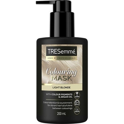 TRESemmé Colouring barvicí maska s arganovým olejem Warm Blonde 200 ml ...