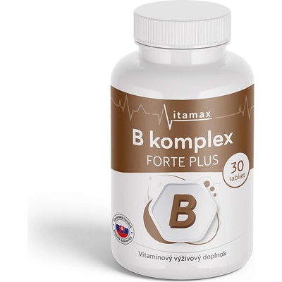 Vitamax B-komplex Forte 30 tabliet od 2,5 € - Heureka.sk