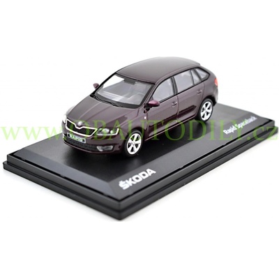 Abrex Škoda Rapid Spaceback 2013 rosso 1:43 - Heureka.cz
