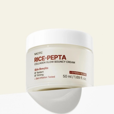 Nacific Rice Pepta Collagen Glow Bouncy Cream rozjasňující krém s rýží ...