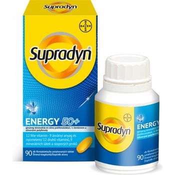 Supradyn ENERGY 50+ 90 tablet od 468 Kč - Heureka.cz