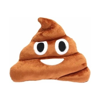 KIK Polštář emoji hovno 30x30 - Heureka.cz