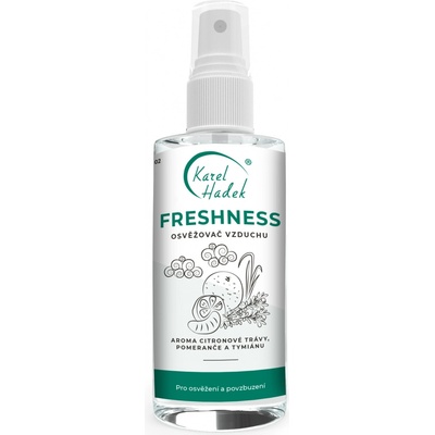 Karel Hadek Freshness osvěžovač vzduchu 100 ml od 427 Kč - Heureka.cz
