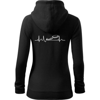 EKG frisbee discgolf tanier mikina dámska trendy zipper s kapucňou ...