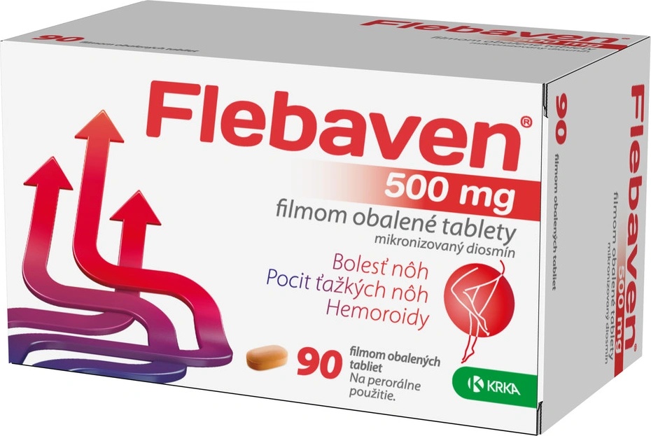 Flebaven 500 mg filmom obalené tablety tbl.flm. 90 x 500 mg od 15,99 ...