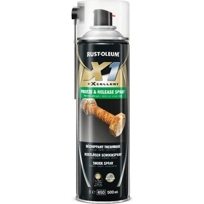 Rust-Oleum X1 Freeze & Release Shock Spray 500 ml od 299 Kč - Heureka.cz