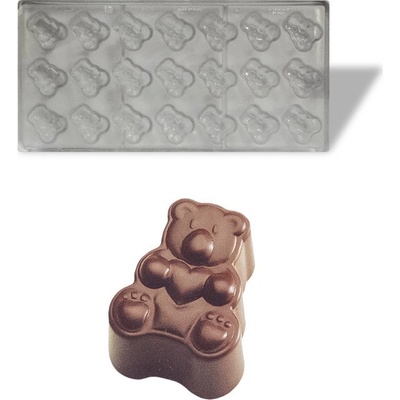 Forma na pralinky (medvídek 10g) 3x7 tvarů/forma - Heureka.cz