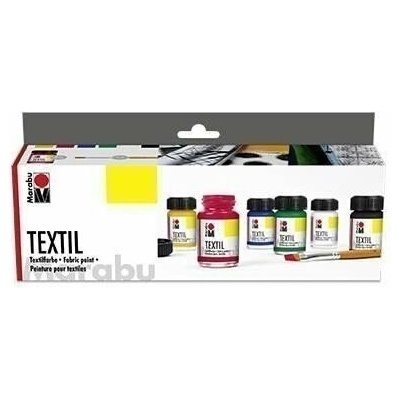 Marabu barva na textil sada 6 x 15 ml - Heureka.cz
