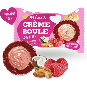 Mixit Crème boule Love Berry Lyofilizované ovoce a mandlový krém 30 g ...