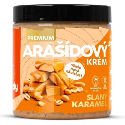 Grizly Arašídový krém slaný karamel premium 250 g od 87 Kč - Heureka.cz