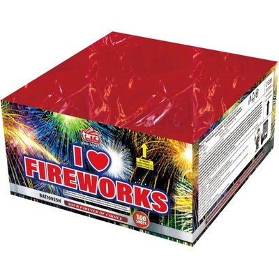 Tarra pyrotechnik Ohňostroj I LOVE FIREWORKS 100 ran od 1 699 Kč ...