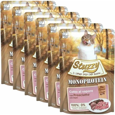 Stuzzy Cat Monoprotein GF šunka 6 x 85 g od 9,6 € - Heureka.sk