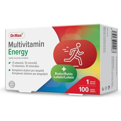 Dr.Max Multivitamin Energy 100 tablet od 399 Kč - Heureka.cz