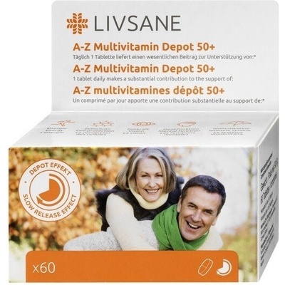 Livsane A-Z Multivitamín komplex 50+ 60 tabliet od 14 € - Heureka.sk