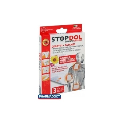 STOPDOL Náplasti na zmiernenie bolesti 9 x 14 cm 3 ks od 3 € - Heureka.sk