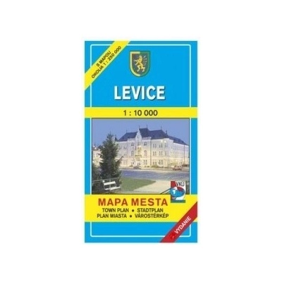Levice Mapa mesta Town plan Stadtplan Plan miasta Várostérkép Slovensko ...