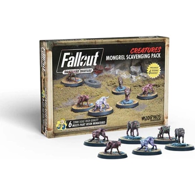 Fallout: Wasteland Warfare Creatures: Mongrel Scavenging Pack Modiphius ...