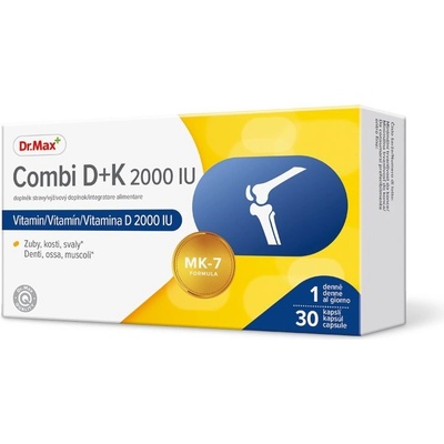 Dr. Max Combi D + K 2000 IU 30 kapslí - Heureka.cz