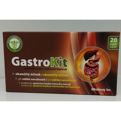 Brainway GastroKit 20 kapslí od 225 Kč - Heureka.cz