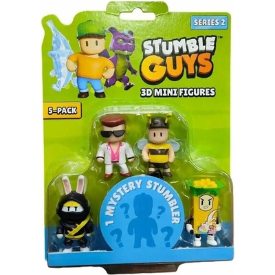 Diramix Stumble Guys 2. série 3D minifigurek 5 figurek Stumblebee včela ...