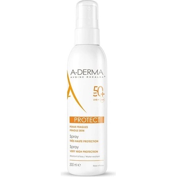 A-Derma Protect Sprej s fluidní texturou pro snadné nanášení SPF50+ 200 ...