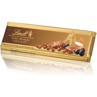 Lindt Gold Tablet Raisin Nut 300 g - Heureka.cz