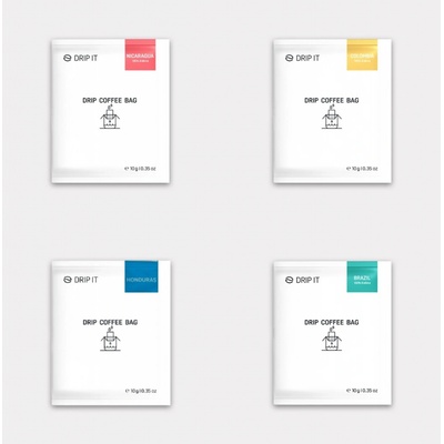 Drip it Mix H 4 druhy kávy filtrovaná káva 4 x 10 g od 80 Kč - Heureka.cz